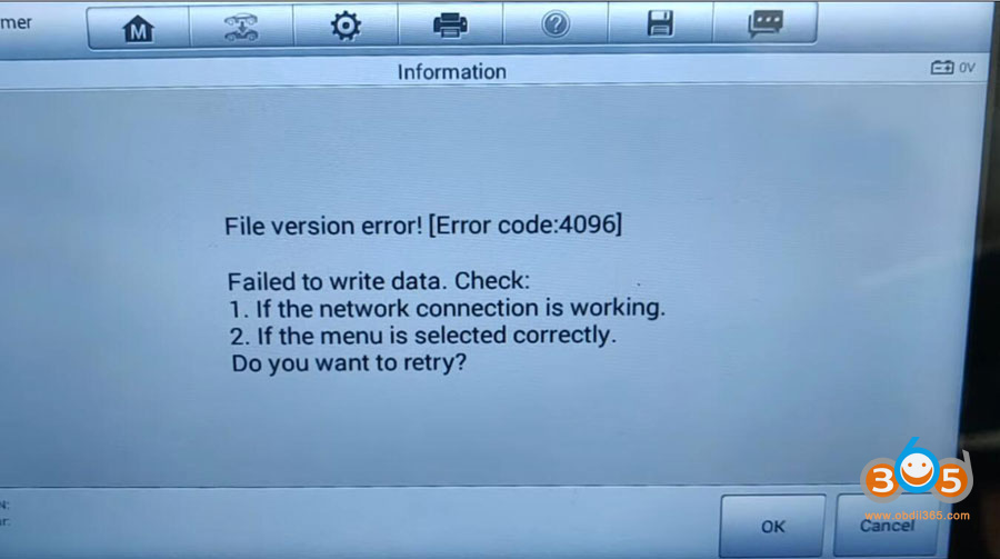 Autel IM508 Cannot Upload CAS Dump Error Code 4096 Solution Car Key Autel IM508 Cannot Upload CAS Dump Error Code 4096 Solution Car Key