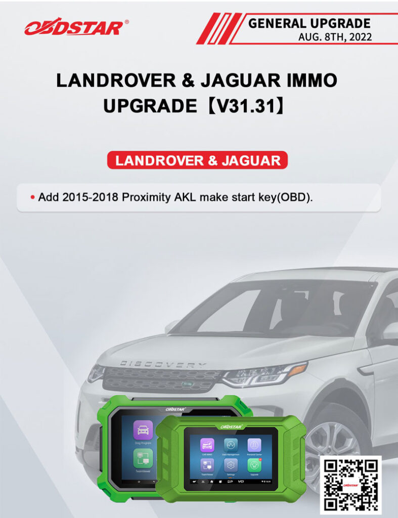 Program Jlr 2015 2018 Smart Key With Obdstar X300 Dp Plus Car Key